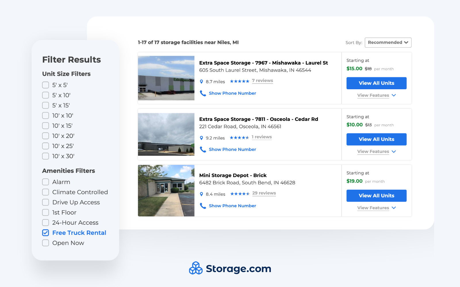 Do Self-Storage Facilities Offer Moving Truck Rentals?
